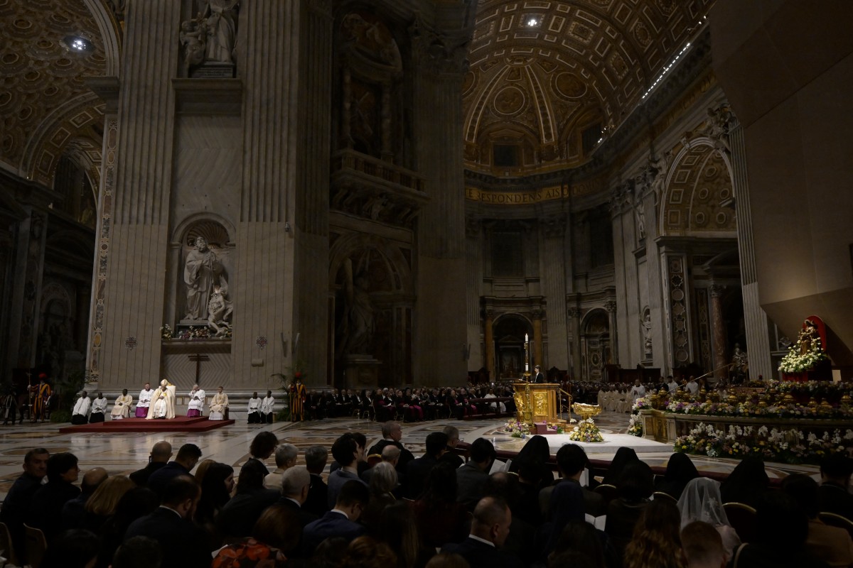Pope presides over Easter Vigil amid health concerns