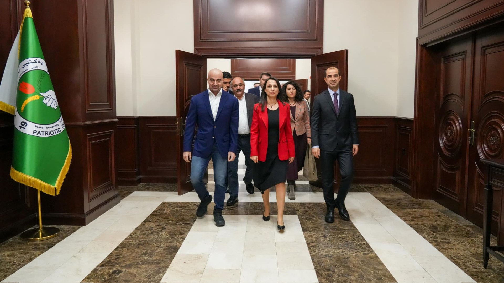 Bafel Jalal Talabani and DEM Party Delegation Discuss Path to Peace in ...