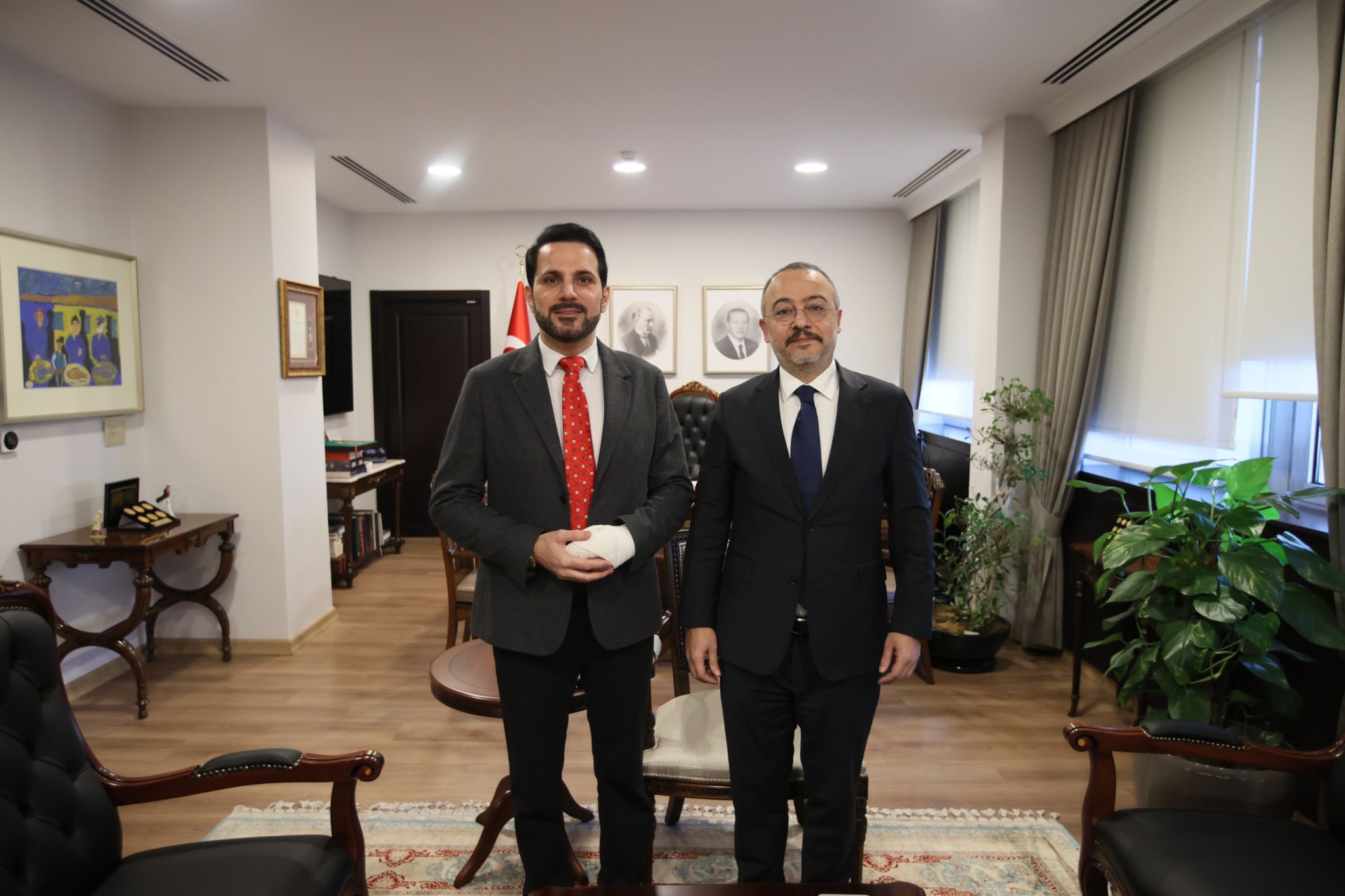Turkish Deputy Foreign Minister Meets New Generation Movement Leader ...