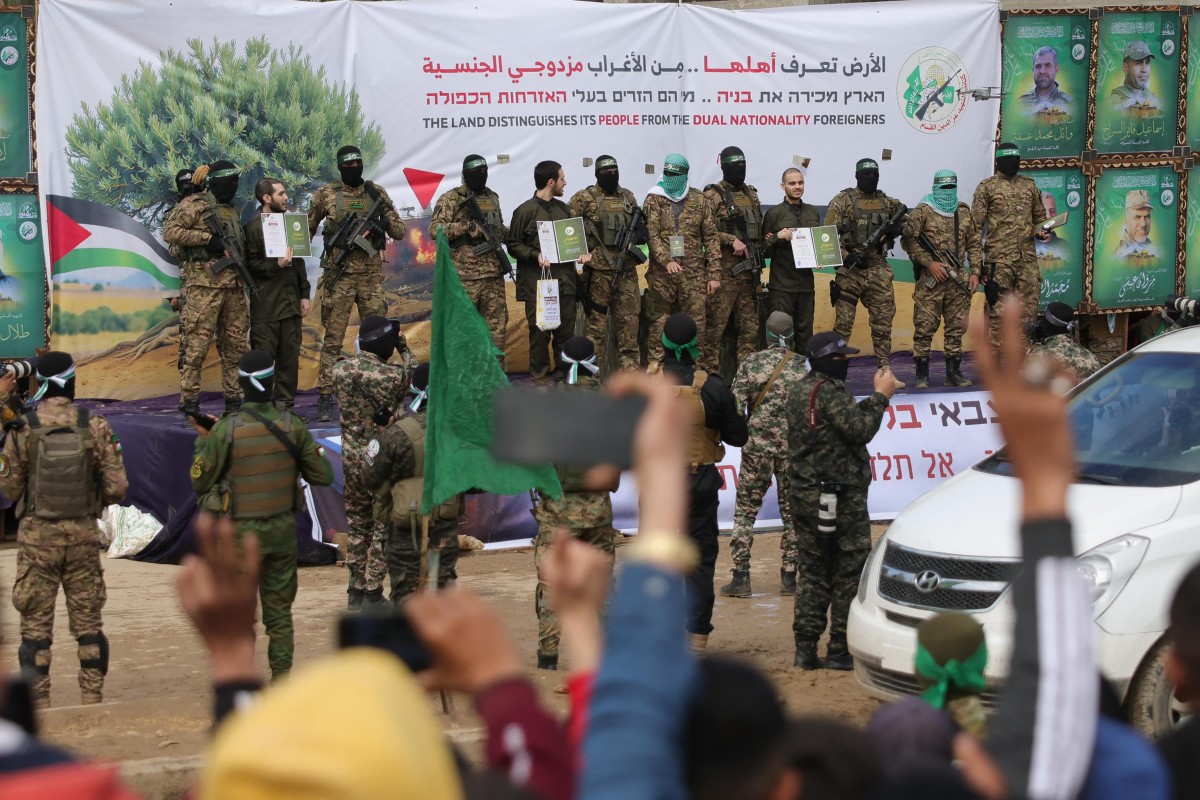 Hamas Completes First Phase of Ceasefire with Release of Six Israeli ...